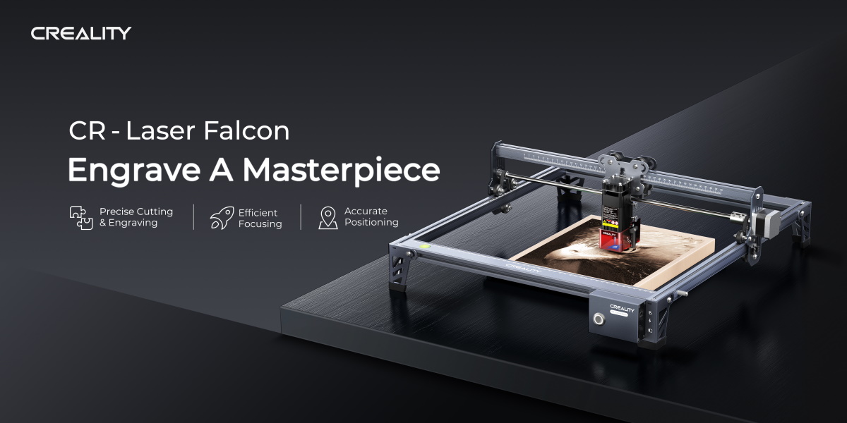 Creality CR-Laser Falcon Adding Fun To Life | 3D Print Beginner